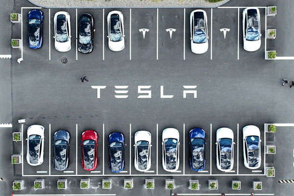 Tesla stages second stock split in two years