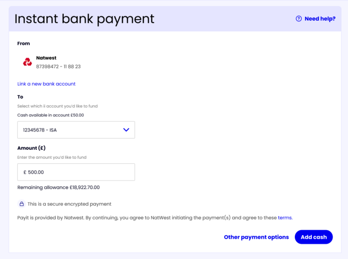 Instant Bank Payment - ii